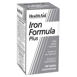 Iron Formula Plus Tablets, Anaemia, Energy | HealthAid – HealthAid®