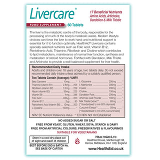 Livercare® Tablets – HealthAid®