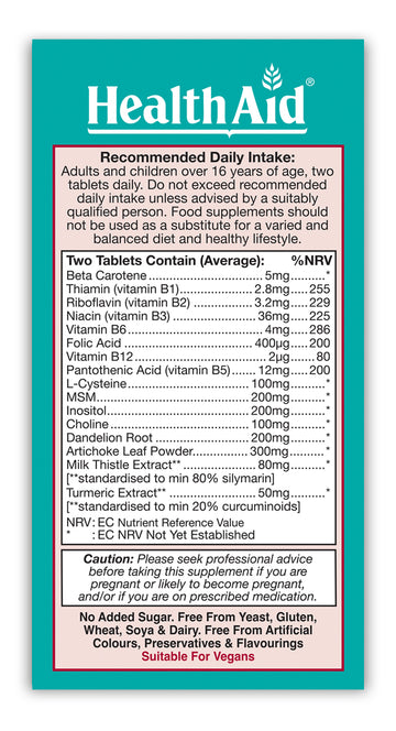 Milk Thistle Complex Tablets – HealthAid®