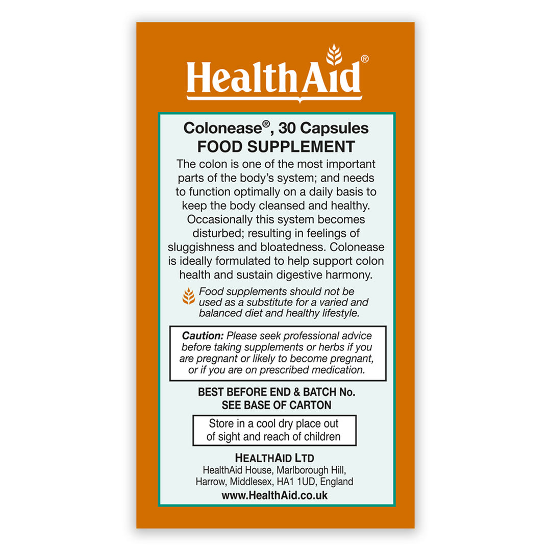 Colonease Capsules – HealthAid®