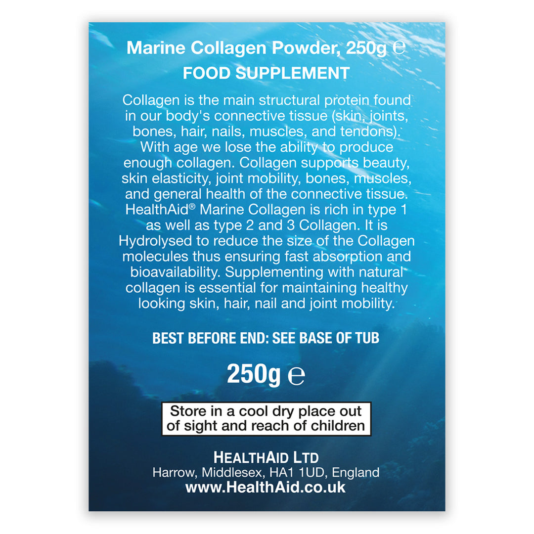 Marine Collagen Powder for Skin Health | HealthAid UK – HealthAid®