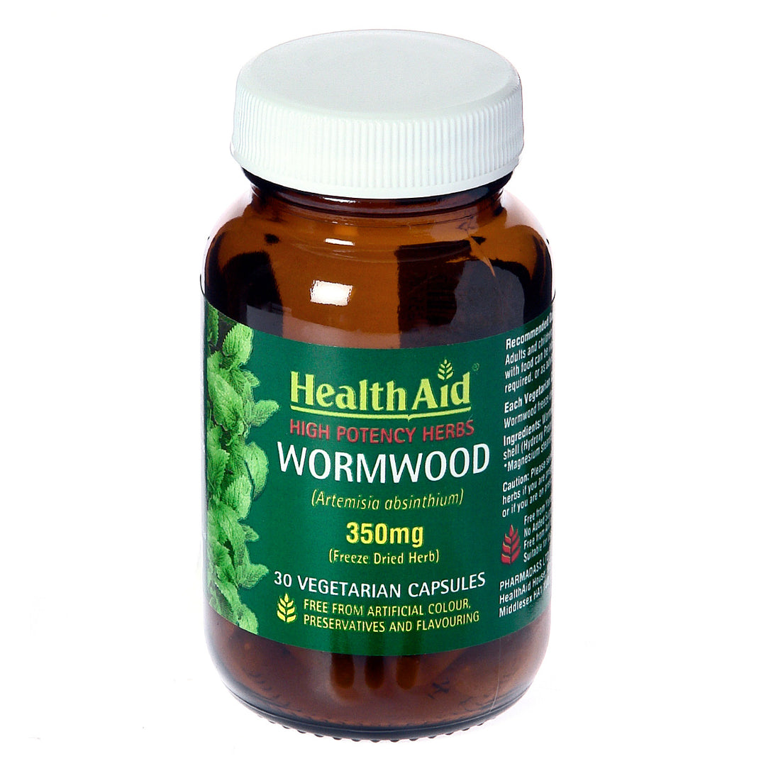 Wormwood 350mg Vegicaps – HealthAid®