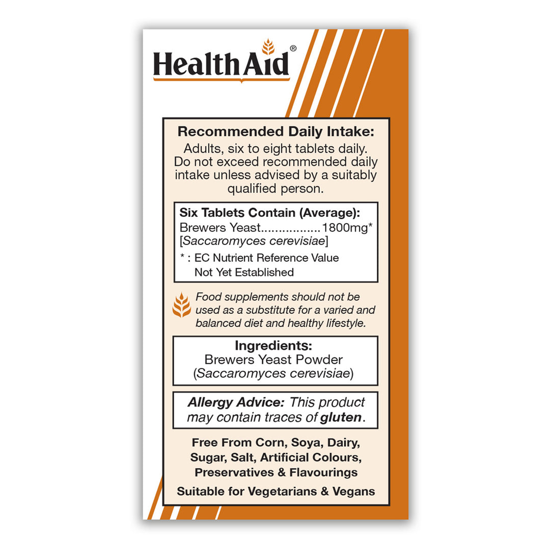 Brewers Yeast Tablets, Potassium, Selenium, Minerals | HealthAid ...