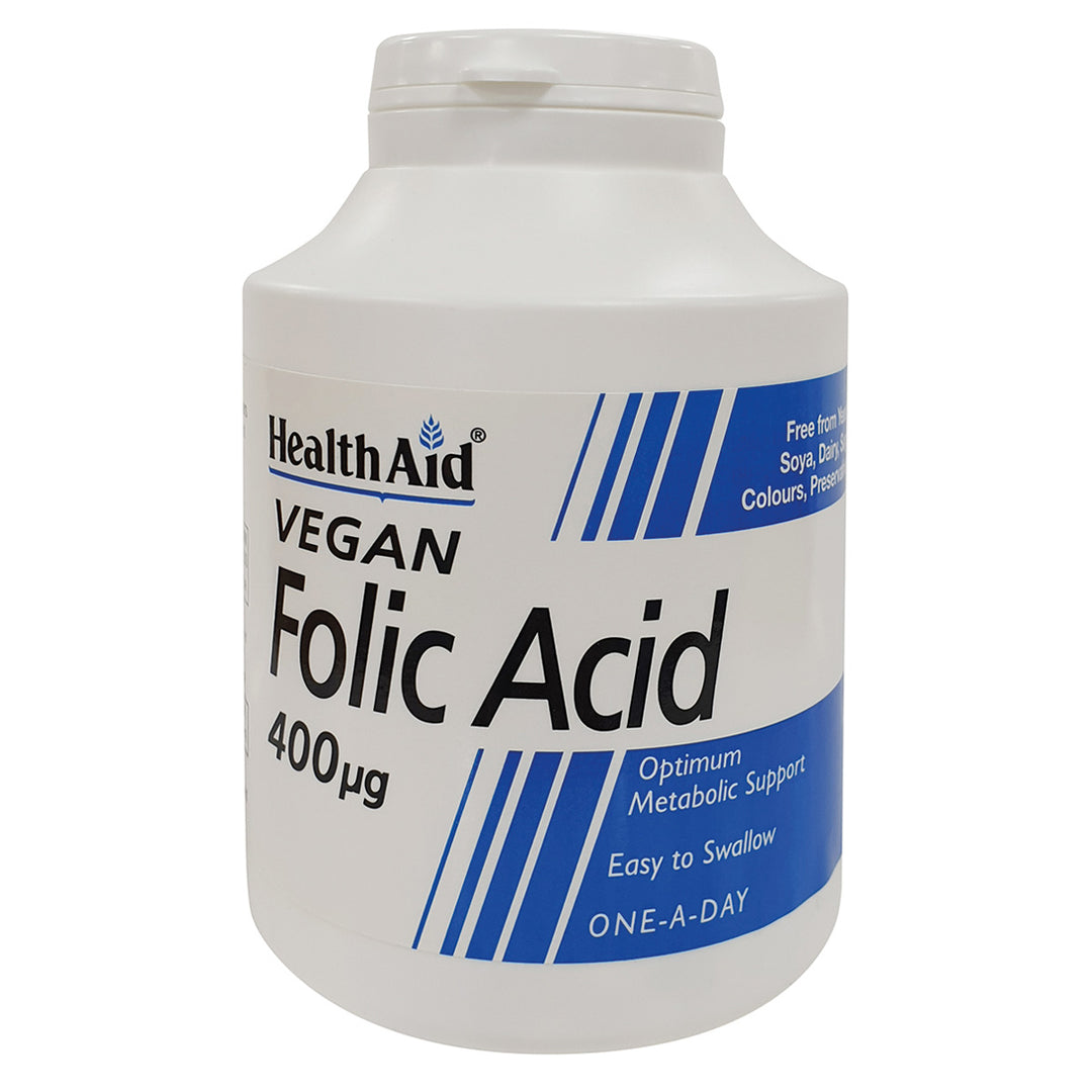 Folic Acid 400µg Tablets – HealthAid®