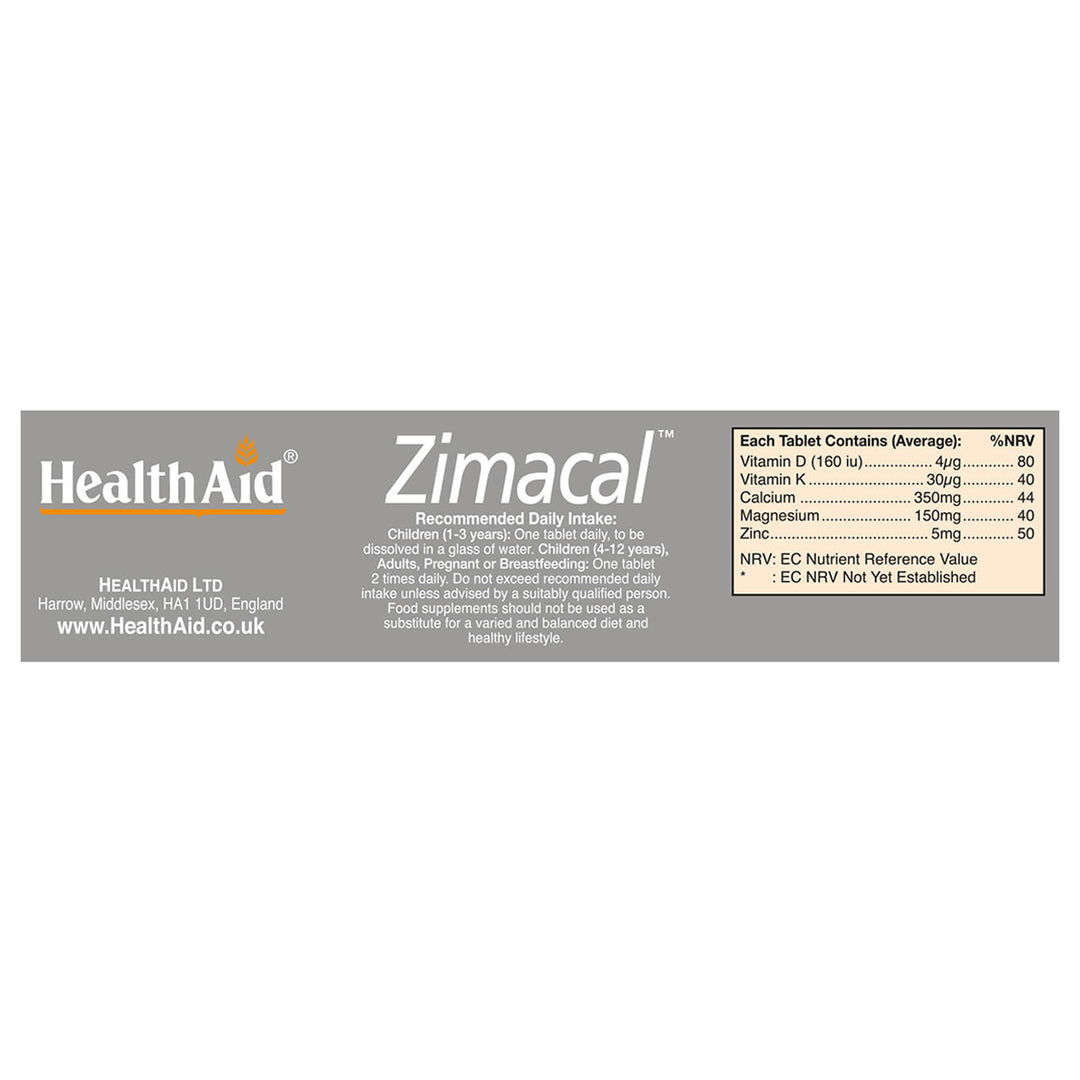 Zimacal Effervescent Tablets – HealthAid®