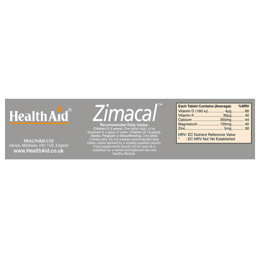 Zimacal Effervescent Tablets – HealthAid®