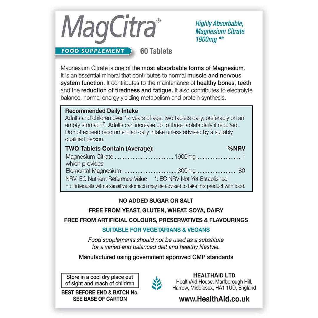 Magcitra® Tablets – HealthAid®