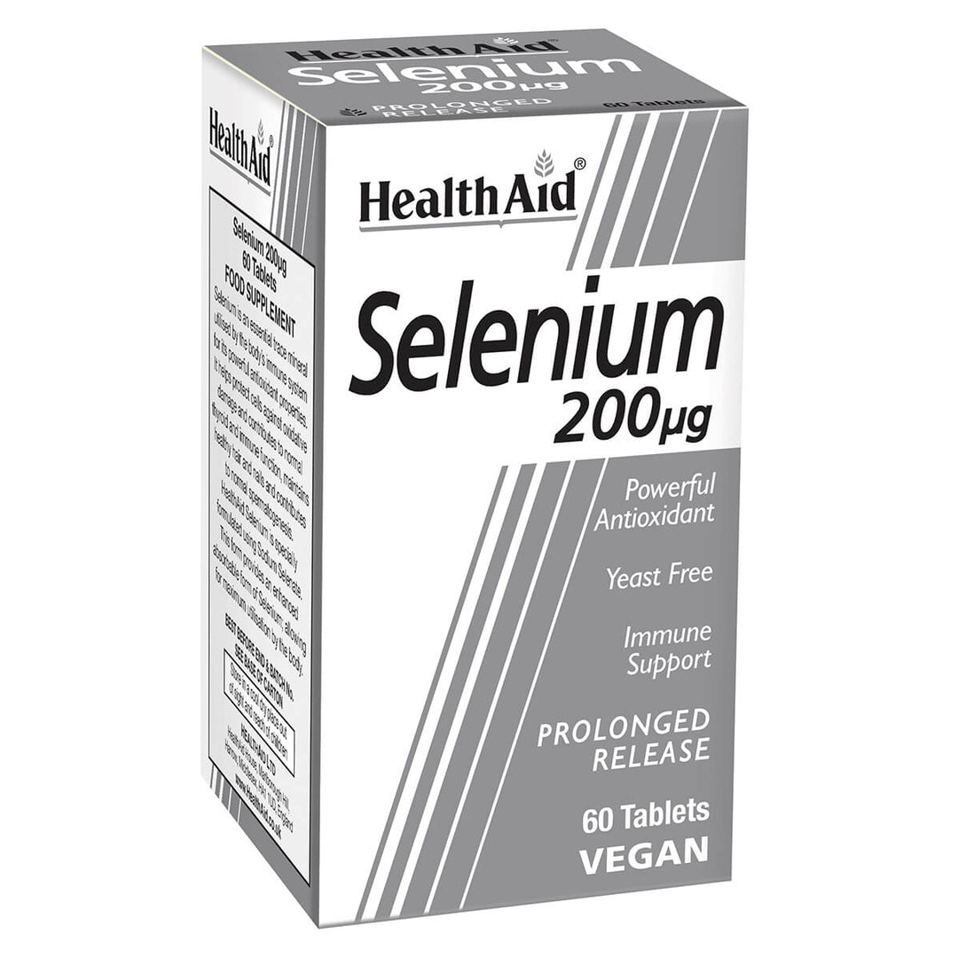 Selenium 200ug - Prolonged Release Tablets – HealthAid®