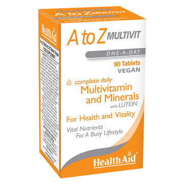 A to Z Multivit Tablets, Energy, Immunity, Brain Health | HealthAid ...