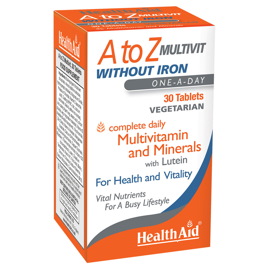 A-Z Multivit Without Iron – HealthAid®