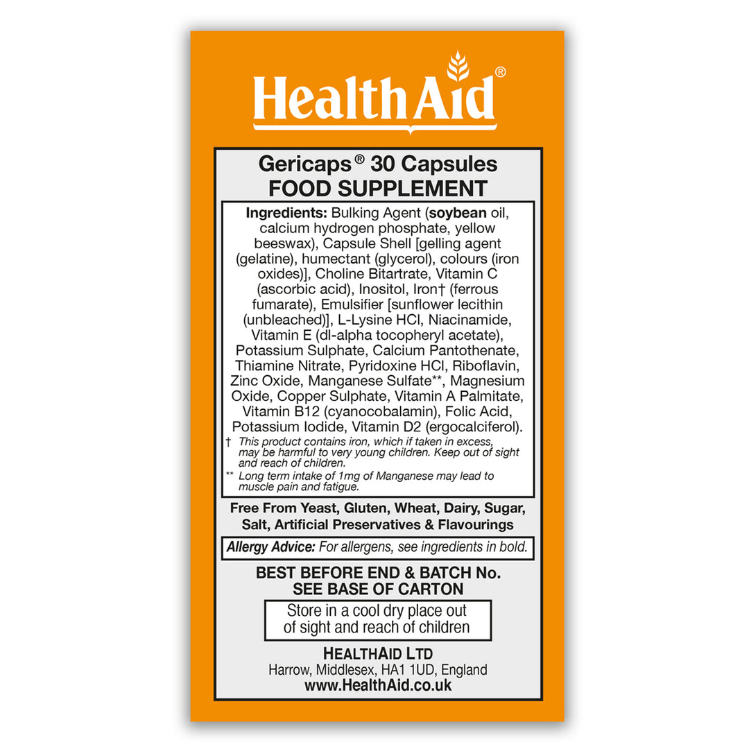 Gericaps Capsules – HealthAid®