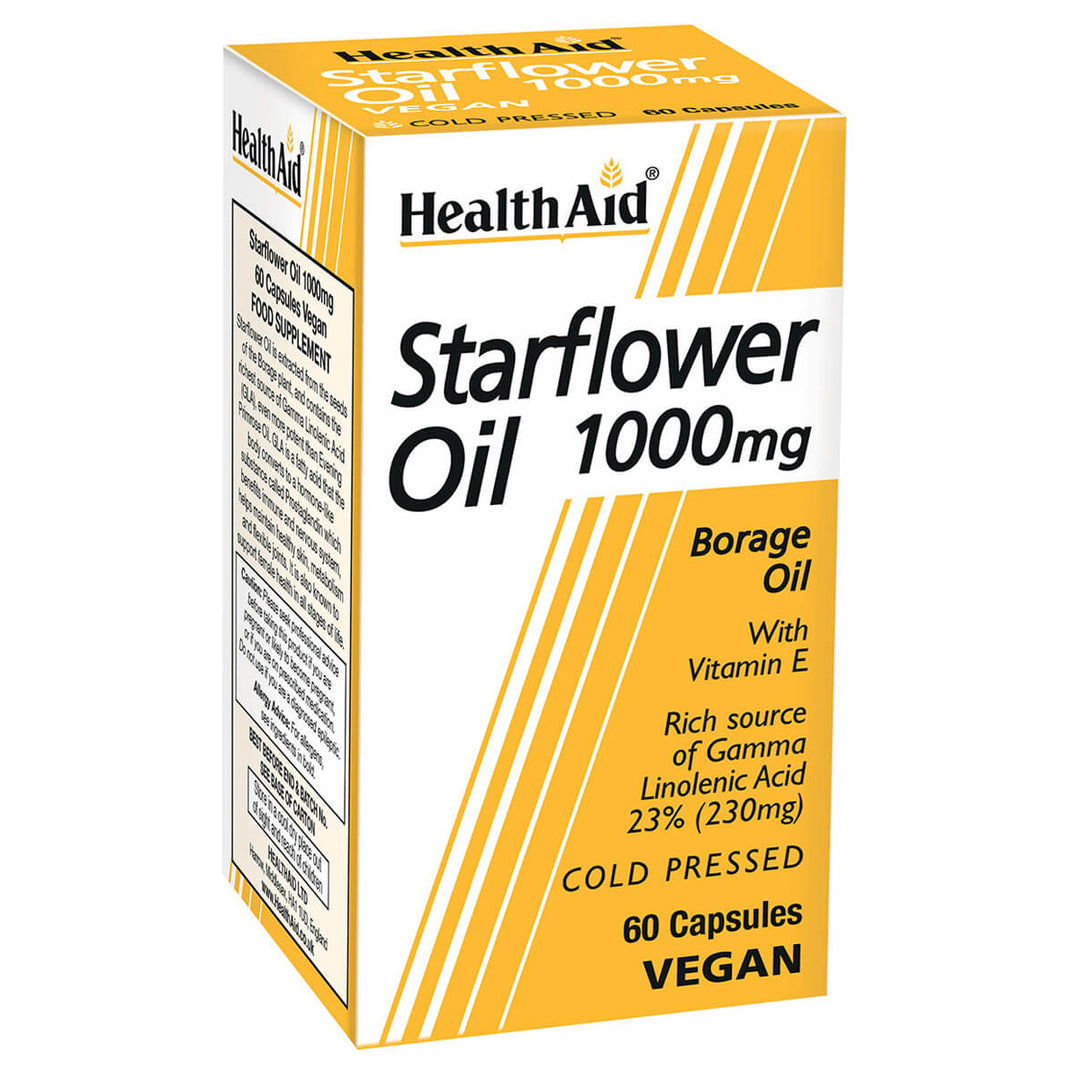 Starflower Oil™ 1000mg (23% GLA) Capsules – HealthAid®