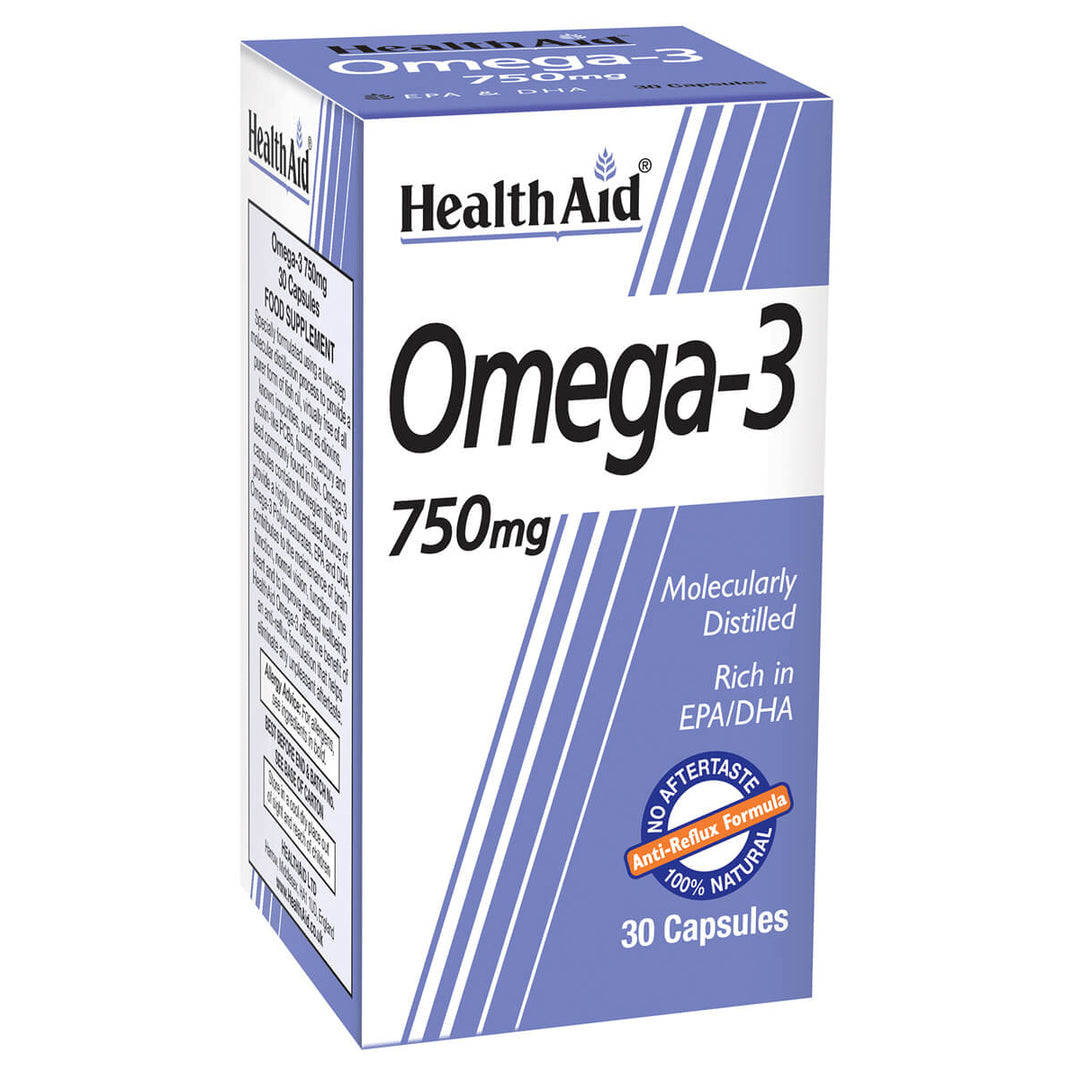 Omega-3 Supplements UK - 750mg Capsules for Heart & Brain Health ...
