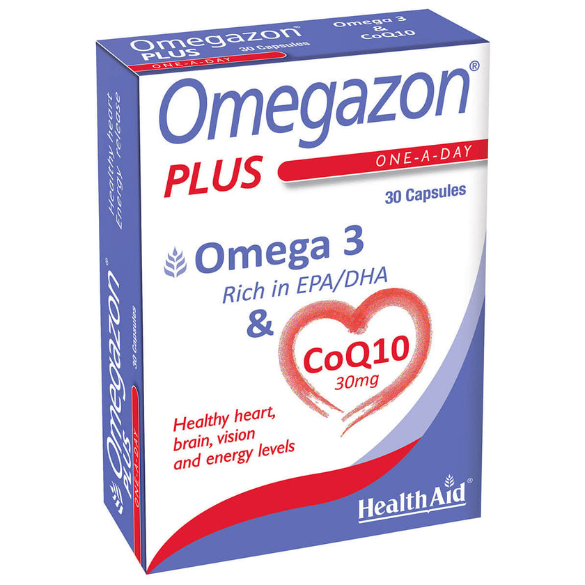 Omegazon Plus (CoQ10) Capsules – HealthAid®