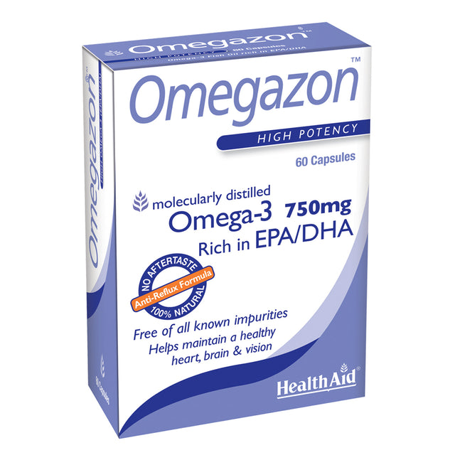 Omegazon (Omega 3 Fish Oil) Capsules – HealthAid®