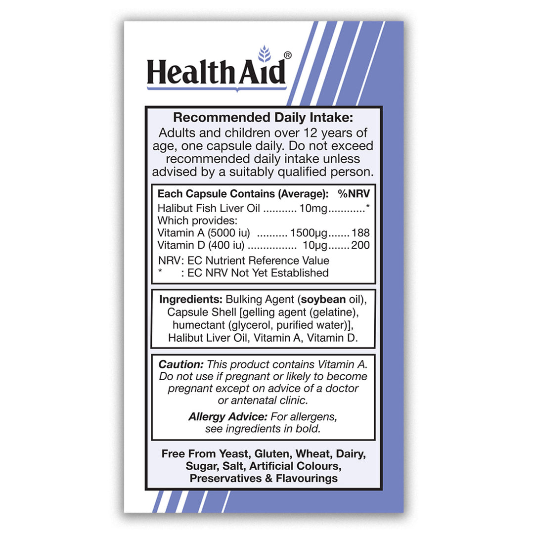 Halibut Liver Oil Capsule – HealthAid®
