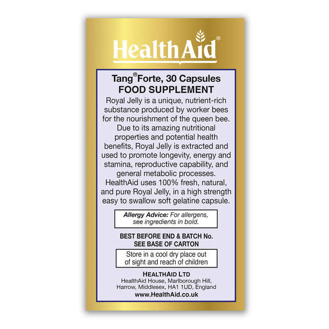 Tang® Forte Capsules – HealthAid®