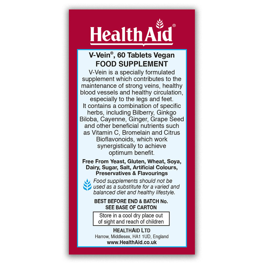 V-vein Tablets – HealthAid®
