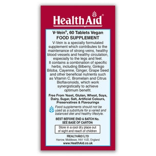 V-vein Tablets – HealthAid®