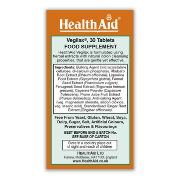 Vegilax Tablets – HealthAid®