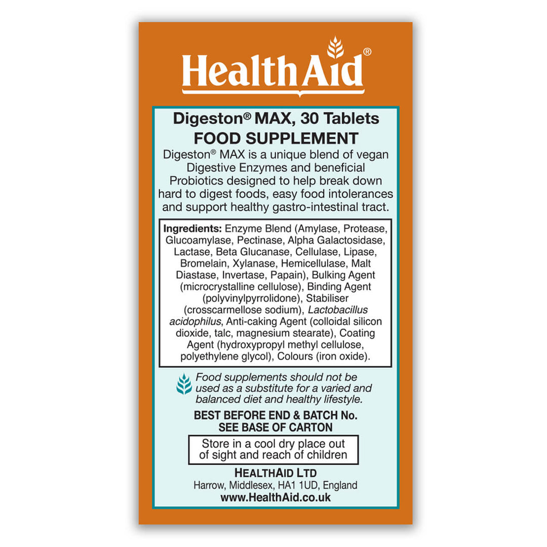 Digeston Max Tablets – HealthAid®