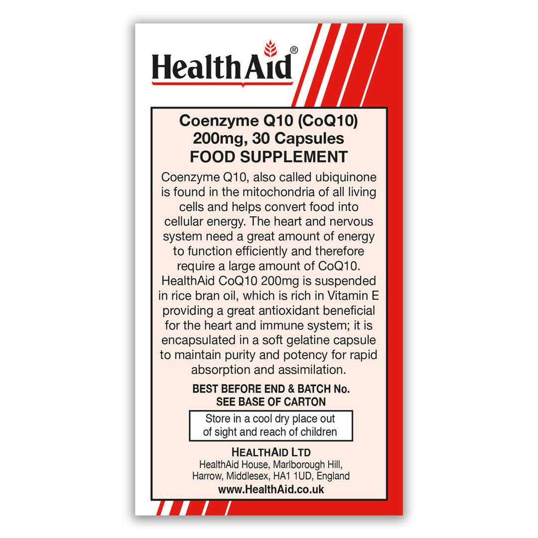 Home / Collections / CoQ10 200mg (Coenzyme Q10) Capsules