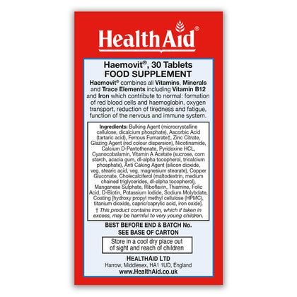 Haemovit® Tablets – HealthAid®