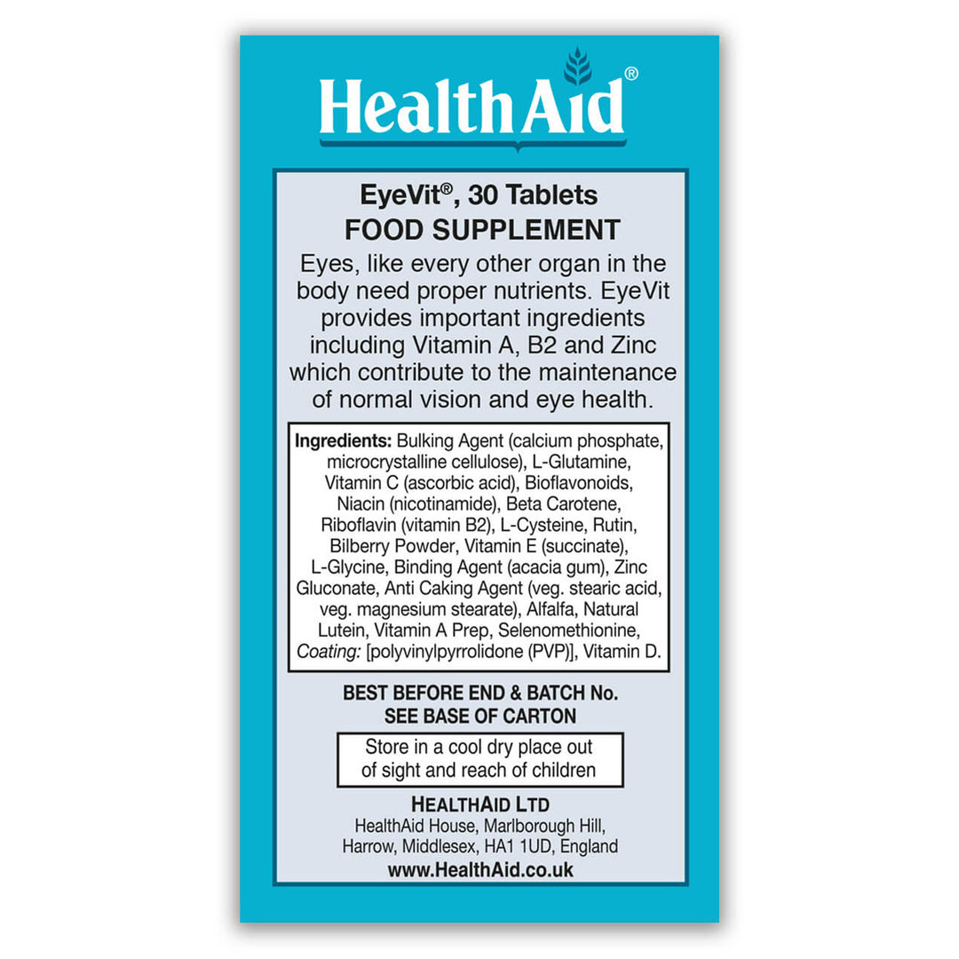 EyeVit® - Prolonged Release Tablets – HealthAid®