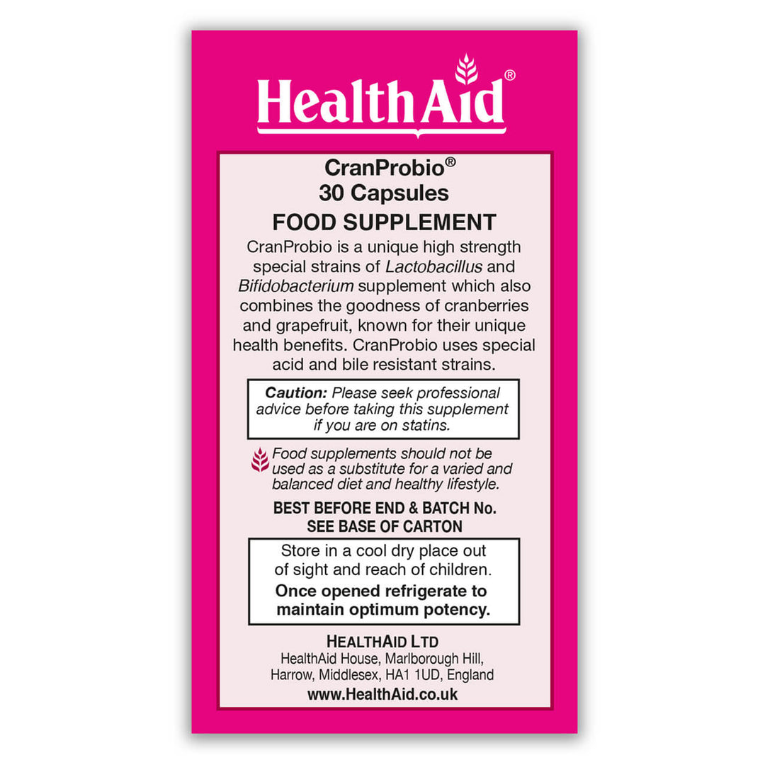 Cranprobio® Capsules – HealthAid®