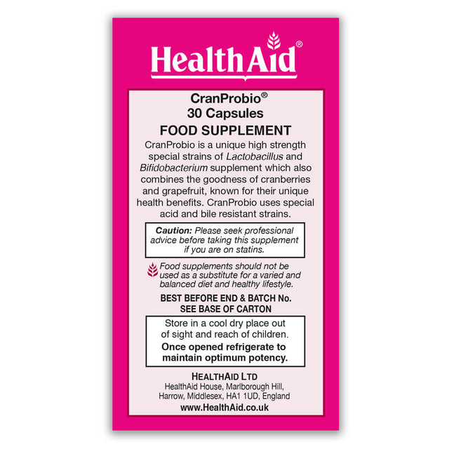 Cranprobio® Capsules – HealthAid®