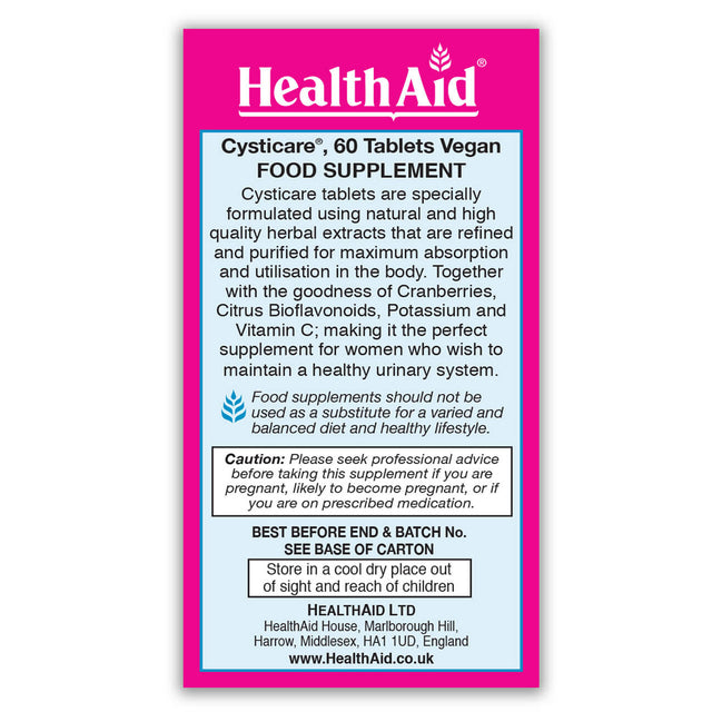 CystiCare®Tablets – HealthAid®