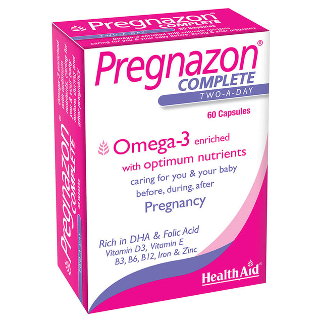 Pregnazon® Complete Capsules – HealthAid®
