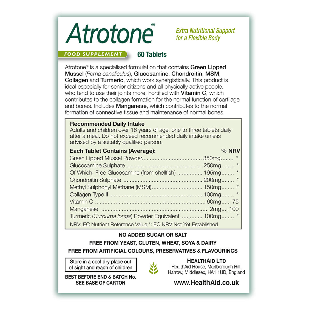 Atrotone® Tablets – HealthAid®