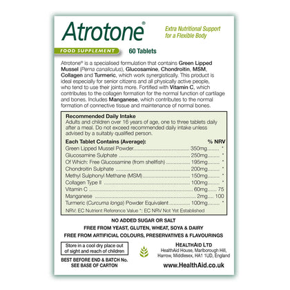 Atrotone® Tablets – HealthAid®