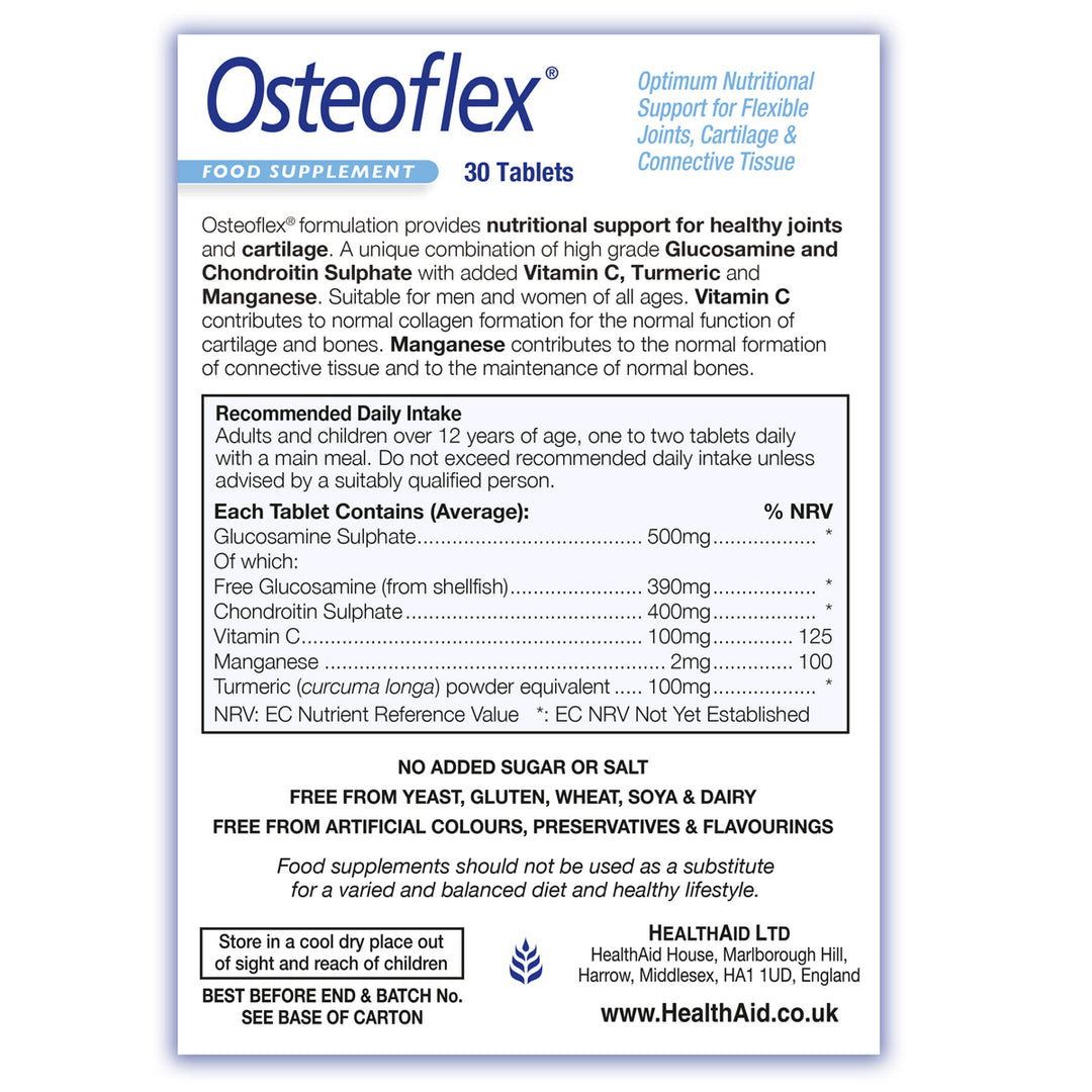 Osteoflex® Tablets – HealthAid®