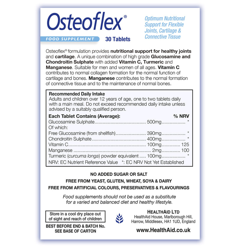 Osteoflex® Tablets – HealthAid®