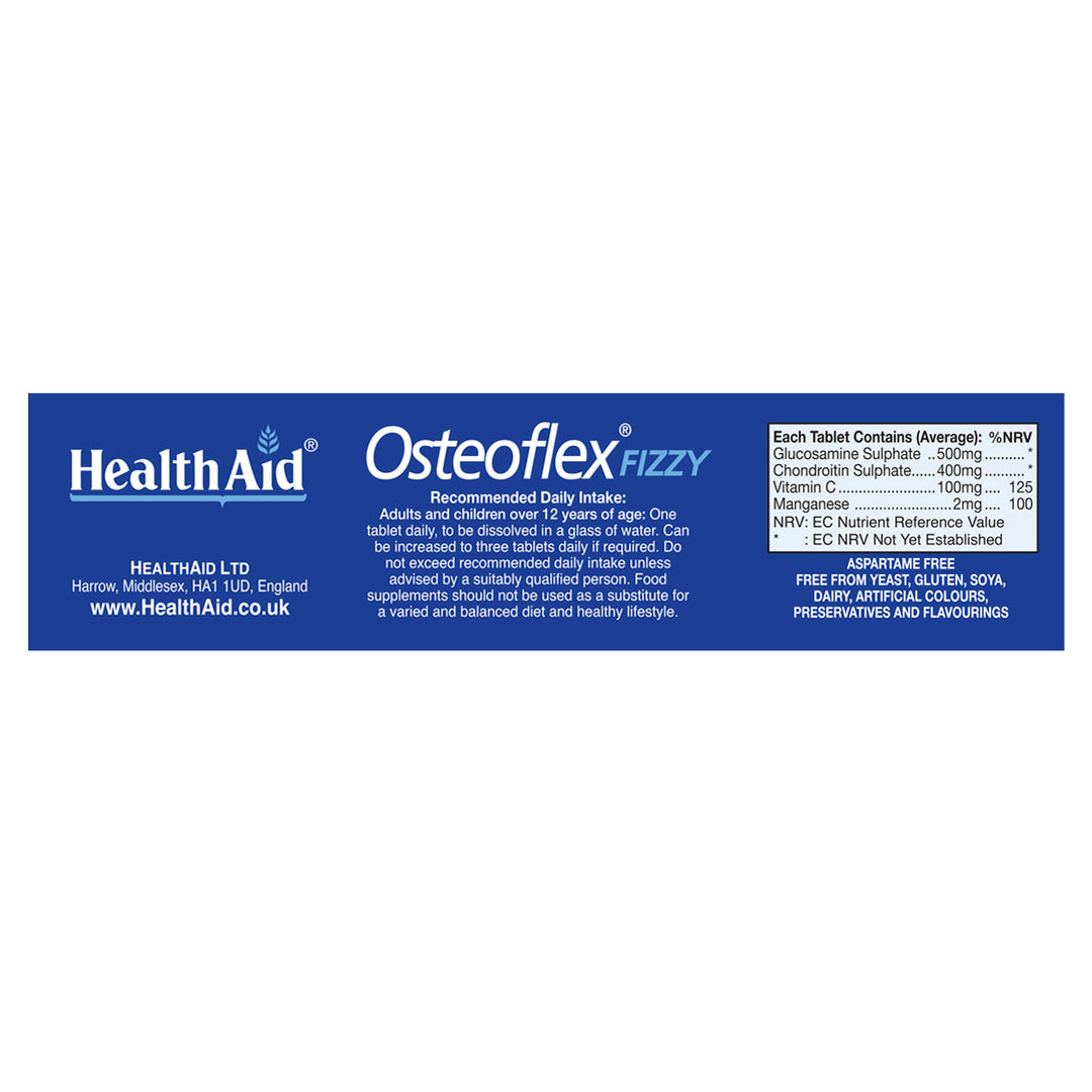 OsteoFlex® Fizz Effervescent Tablets – HealthAid®