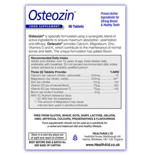 Osteozin Tablets – HealthAid®