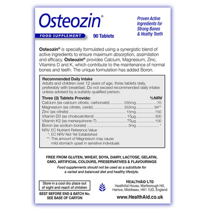 Osteozin Tablets – HealthAid®