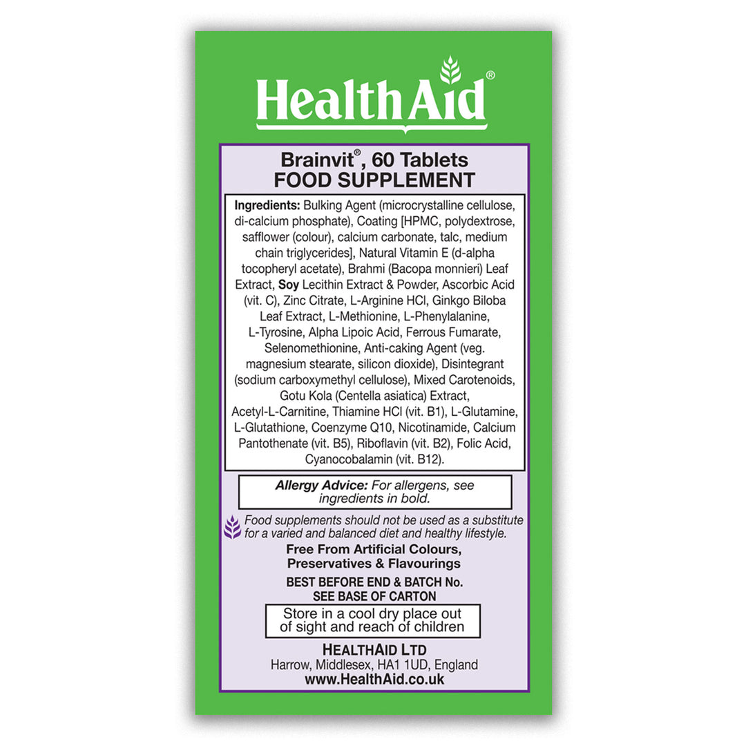 BrainVit® Tablets – HealthAid®