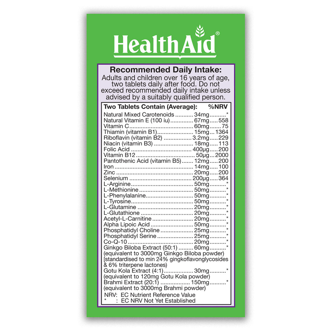 BrainVit® Tablets – HealthAid®