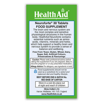 NeuroForte Tablets – HealthAid®