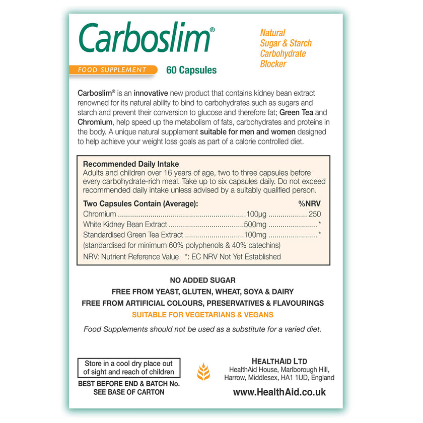 Carboslim Capsules – HealthAid®