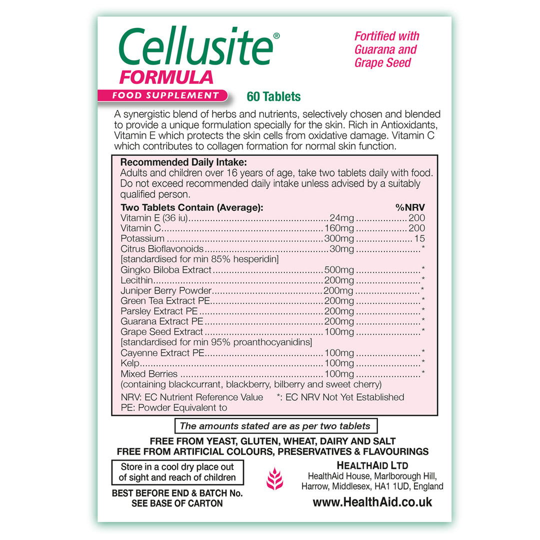 Cellusite™ Tablets – HealthAid®