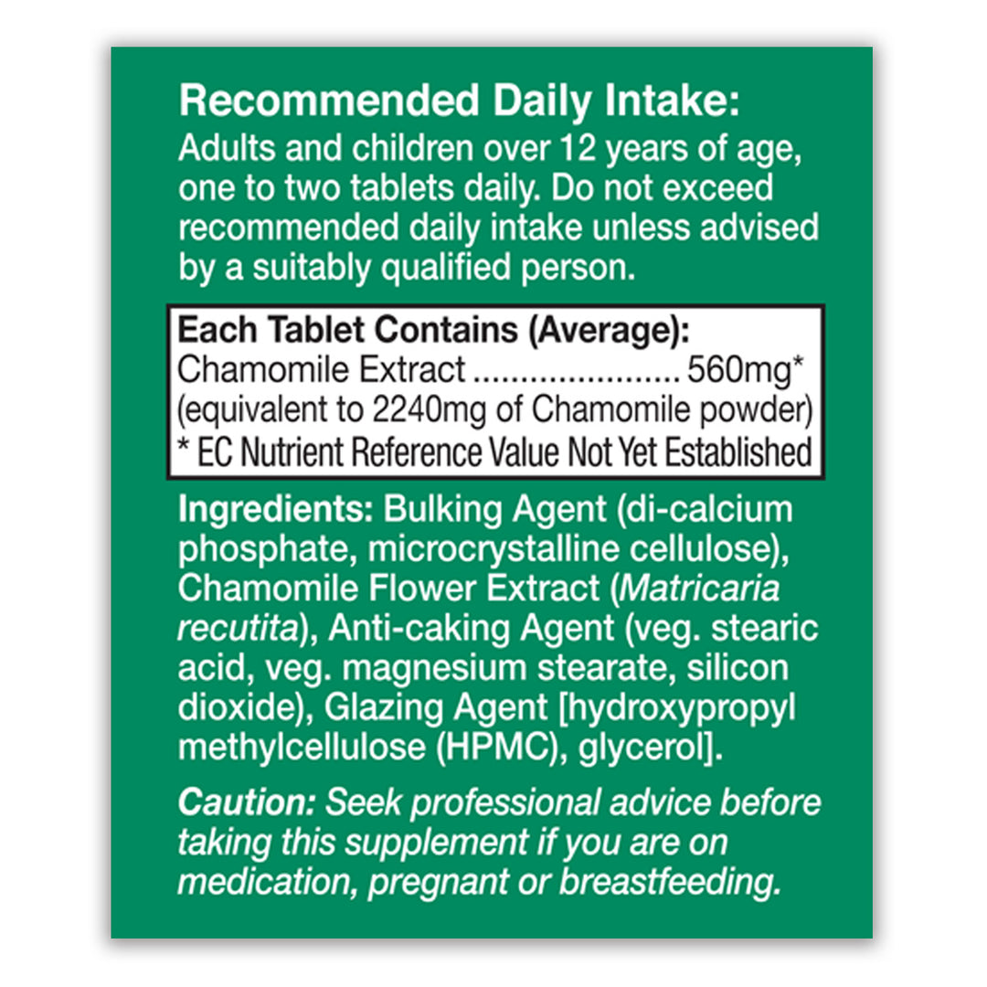 Chamomile 2240mg Tablets – HealthAid®