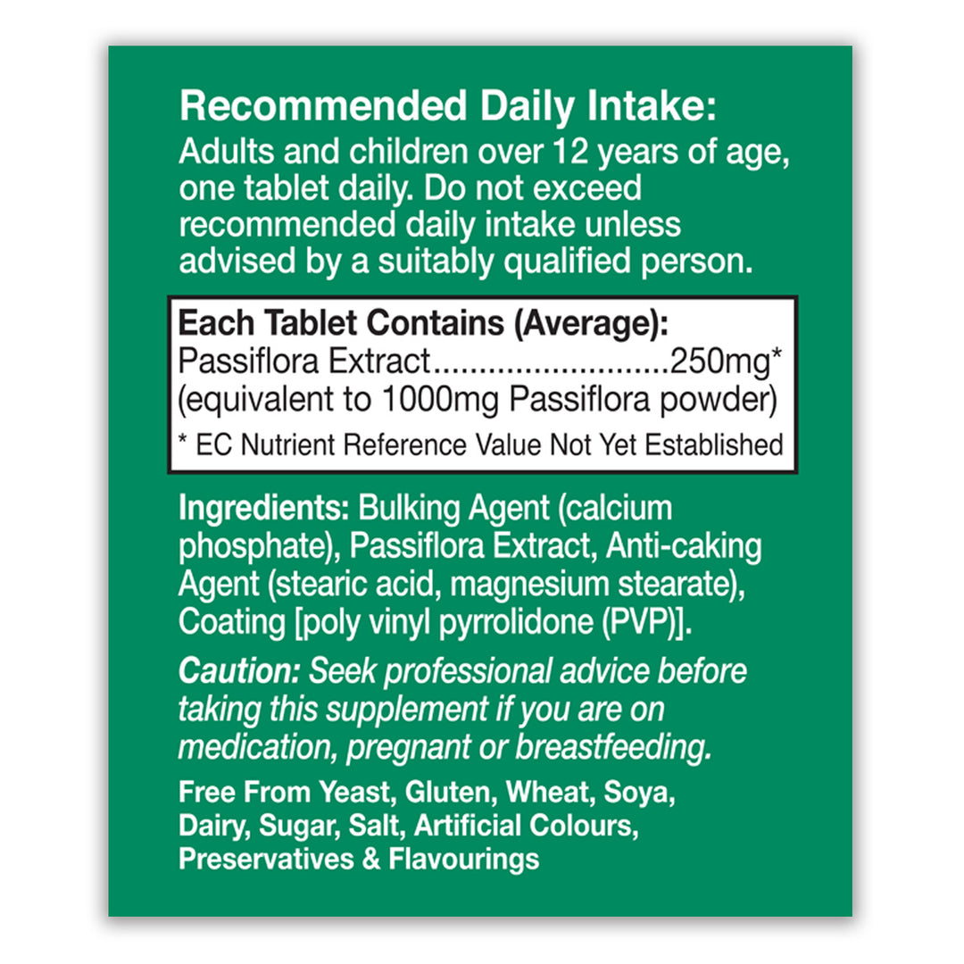 Passiflora 1000mg Tablets – HealthAid®