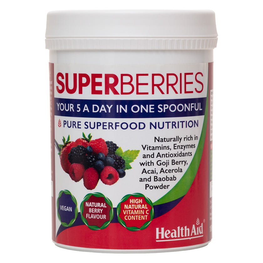 SuperBerries Powder 180g – HealthAid®