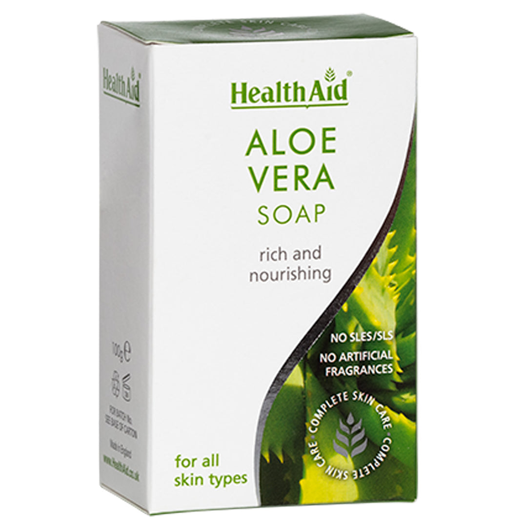 Aloe Vera Soap 100g – HealthAid®